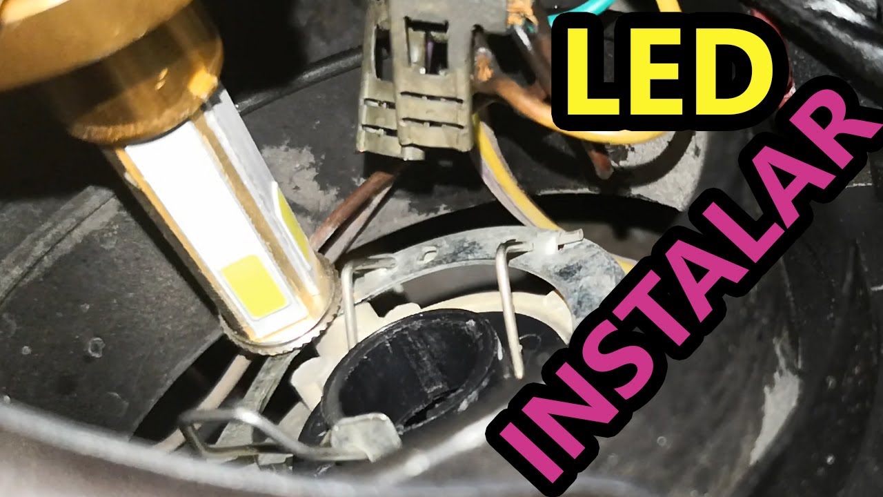 como instalar focos led a tu carro facil y rapido para PRINCIPIANTES ...