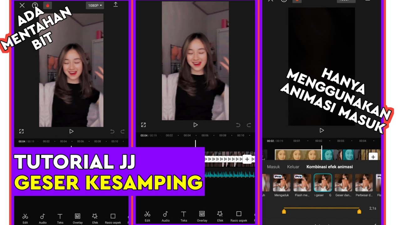 TUTORIAL JJ GESER KESAMPING CAPCUT| CARA PALING MUDAH TREND CAPCUT - YouTube