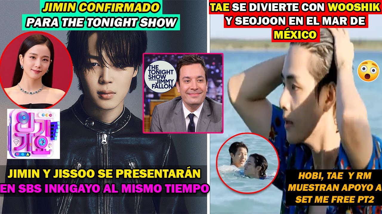 😮 JIMIN Y JISOO ACTUARÁN EN INKIGAYO EL MISMO DÍA/TAE SE DIVIERTE EN EL ...