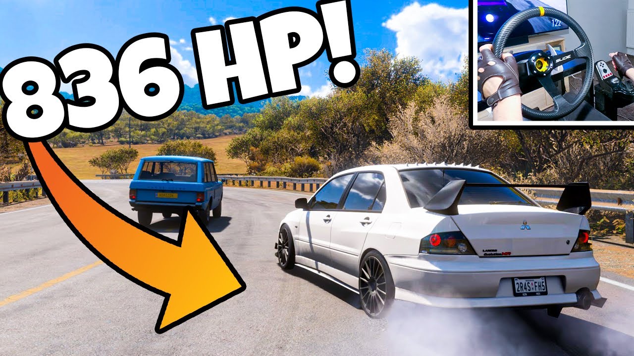 800HP Mitsubishi Lancer Evo IX - Forza Horizon 5 | (Steering wheel ...