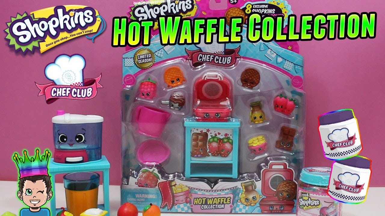 Shopkins Chef Club - Hot Waffle Collection! Exclusive New Shopkins ...