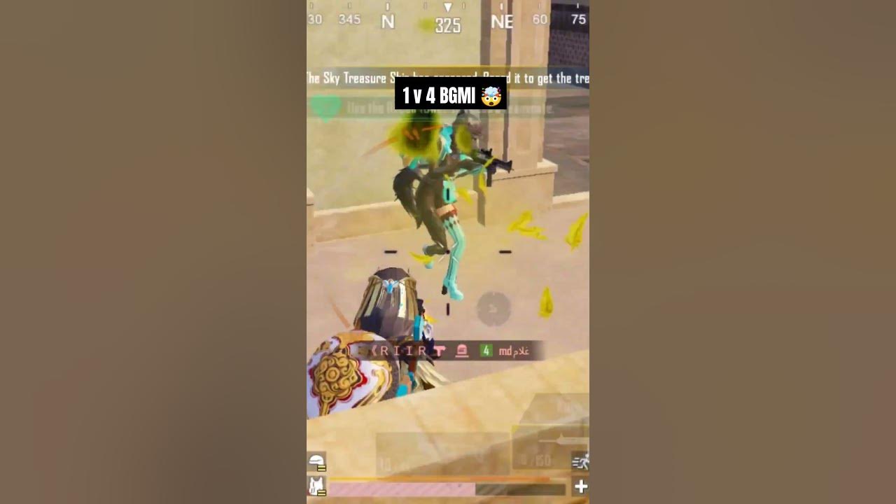 1 v 4 BGMI GAMEPLAY || 😱 OMG 😳 BGMi me tenge tenge #bgmi #gaming #shorts #viral - YouTube