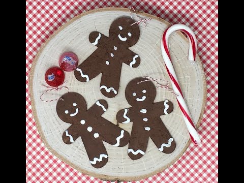 How to Make Scented Paper Gingerbread Ornaments - YouTube