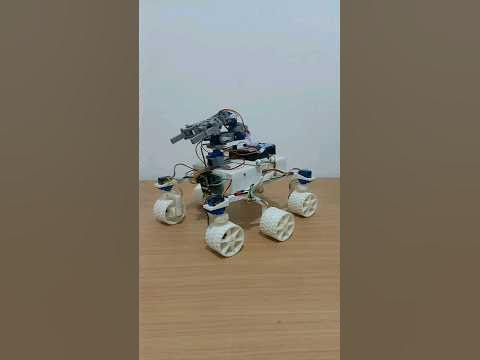 3D printed Mars Rover + robotic arm #diy #robotics #robot #esp32project #esp32 #3dprinter # ...