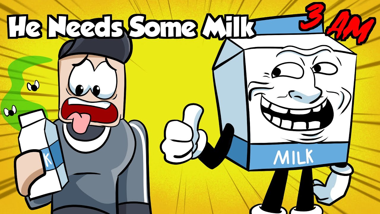 Get Some MILK! at 3AM in ROBLOX - YouTube