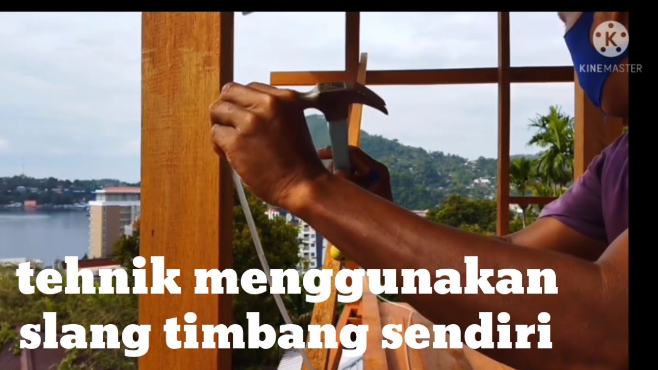 Cara menggunakan waterpas slang tanpa bantuan - YouTube