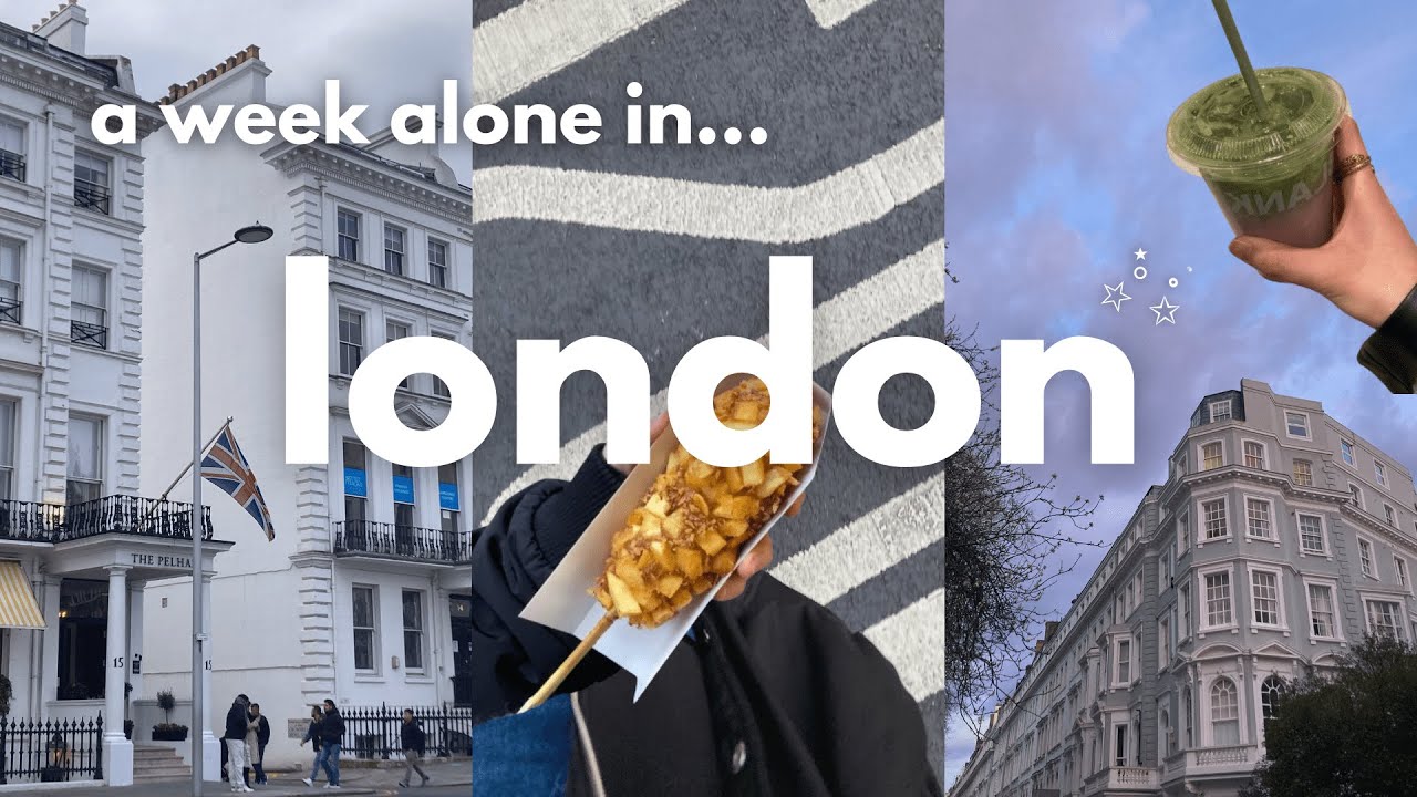 a week ALONE in london w/me | travel vlog | picnics, museums, exploring ...
