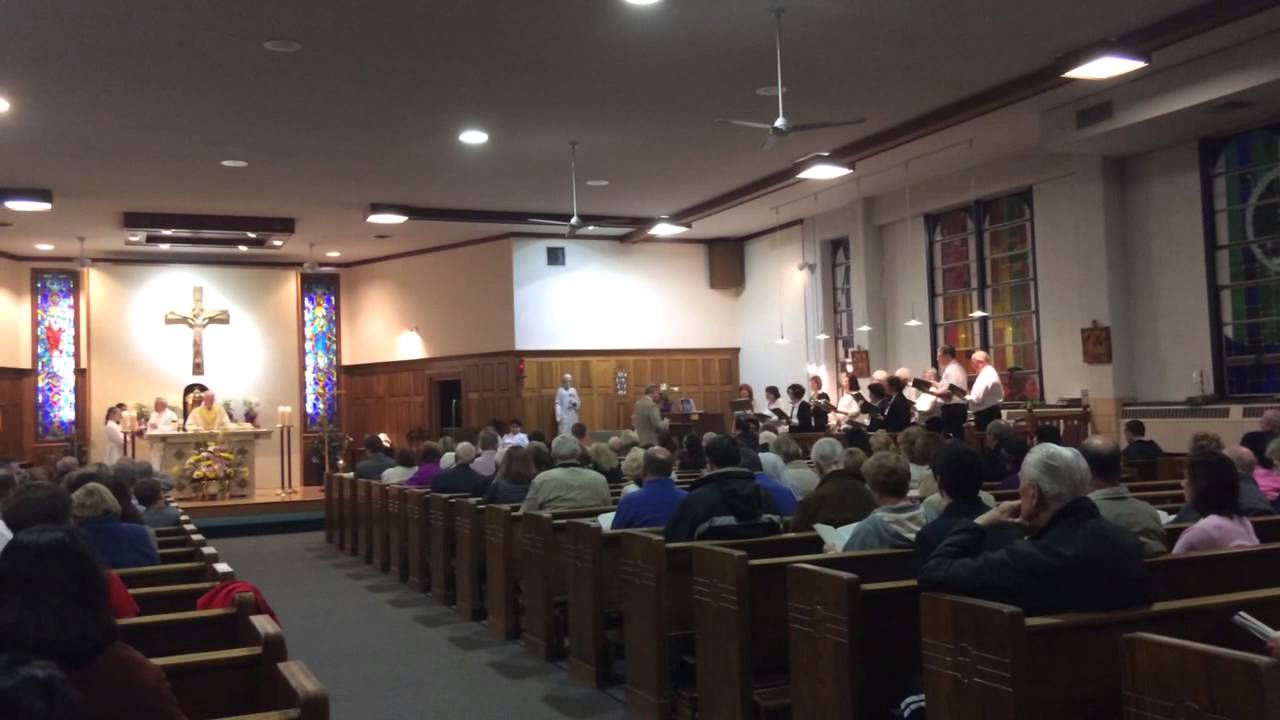 Holy Thursday Mass at St Kevin - YouTube