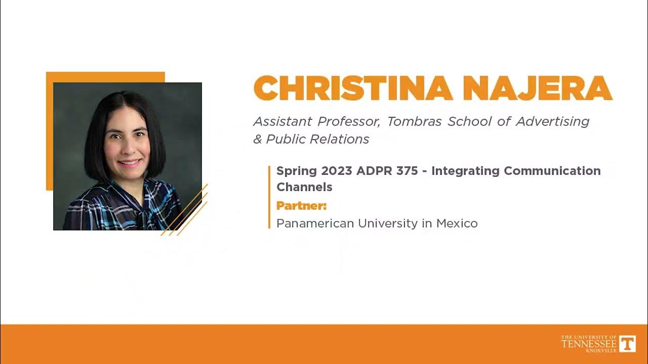 Spring 2023 ADPR 375 - Integrating Communication Channels - YouTube