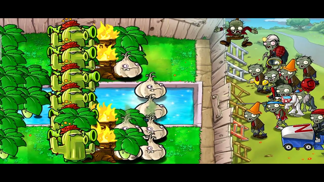 Plants vs. Zombies Menu Mod Gameplay New Version 3.03 - YouTube
