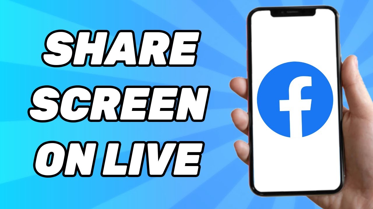 How to Share Screen on Facebook Live Mobile - YouTube