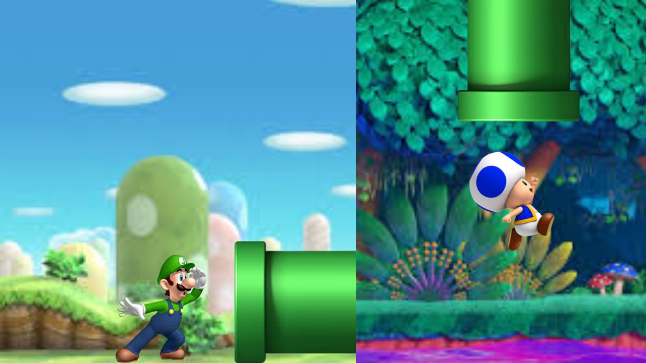 New super mario bros wii pipe randomizer and i'm tired - YouTube