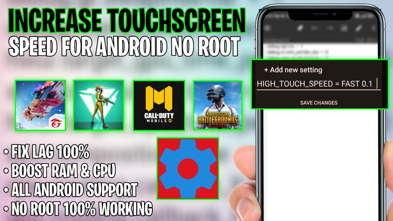 Increase Android Touchscreen Speed | Fast Scrolling + High Sensitivity ...