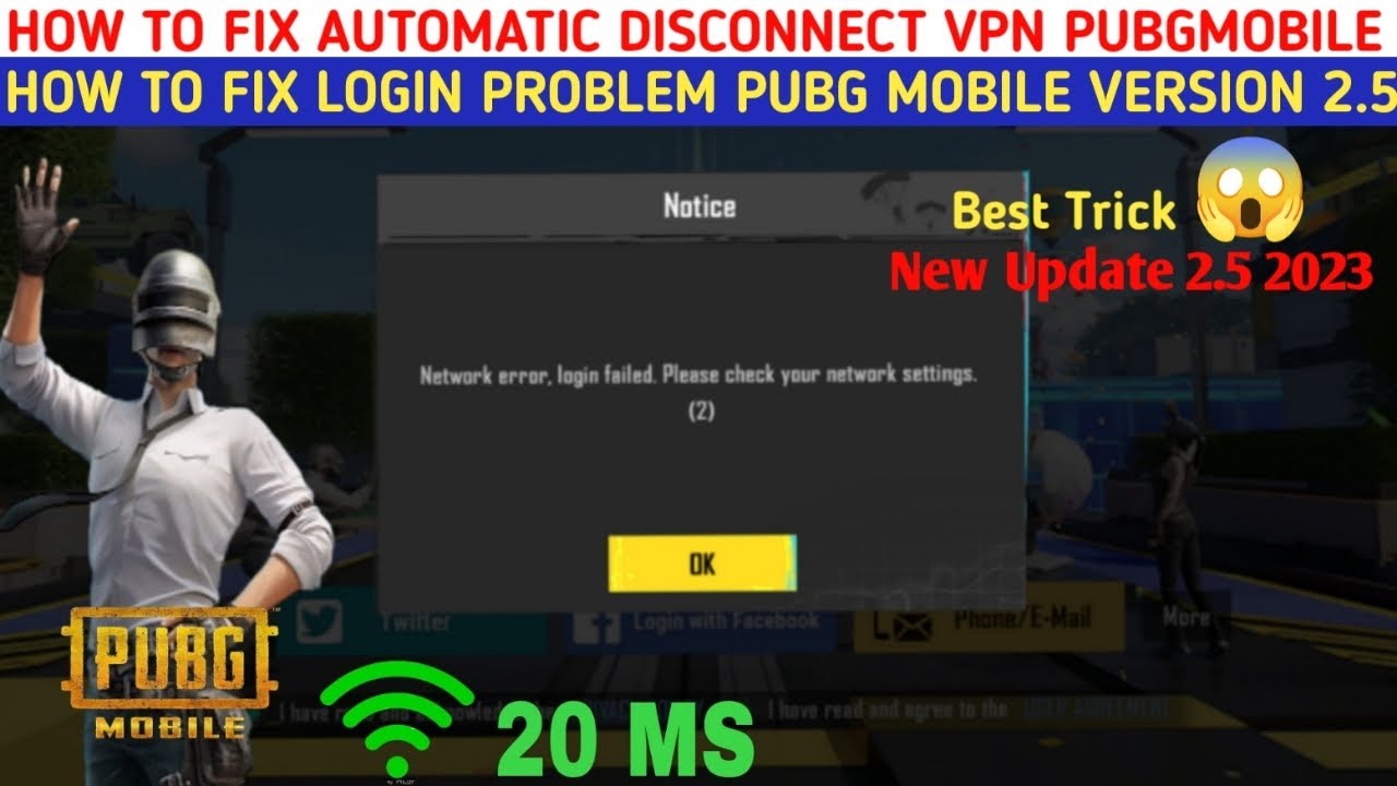 HOW TO FIX AUTOMATIC DISCONNECT VPN PUBGMOBILE!BEST TRICK LOGIN PUBG ...