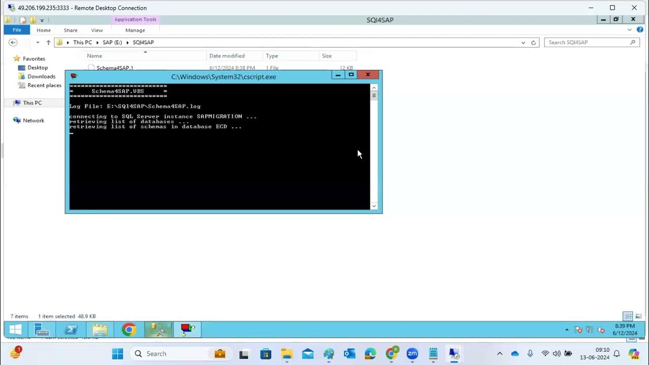 SAP - SQL SERVER SCHEMA CONVERSION AFTER RESTORE - YouTube