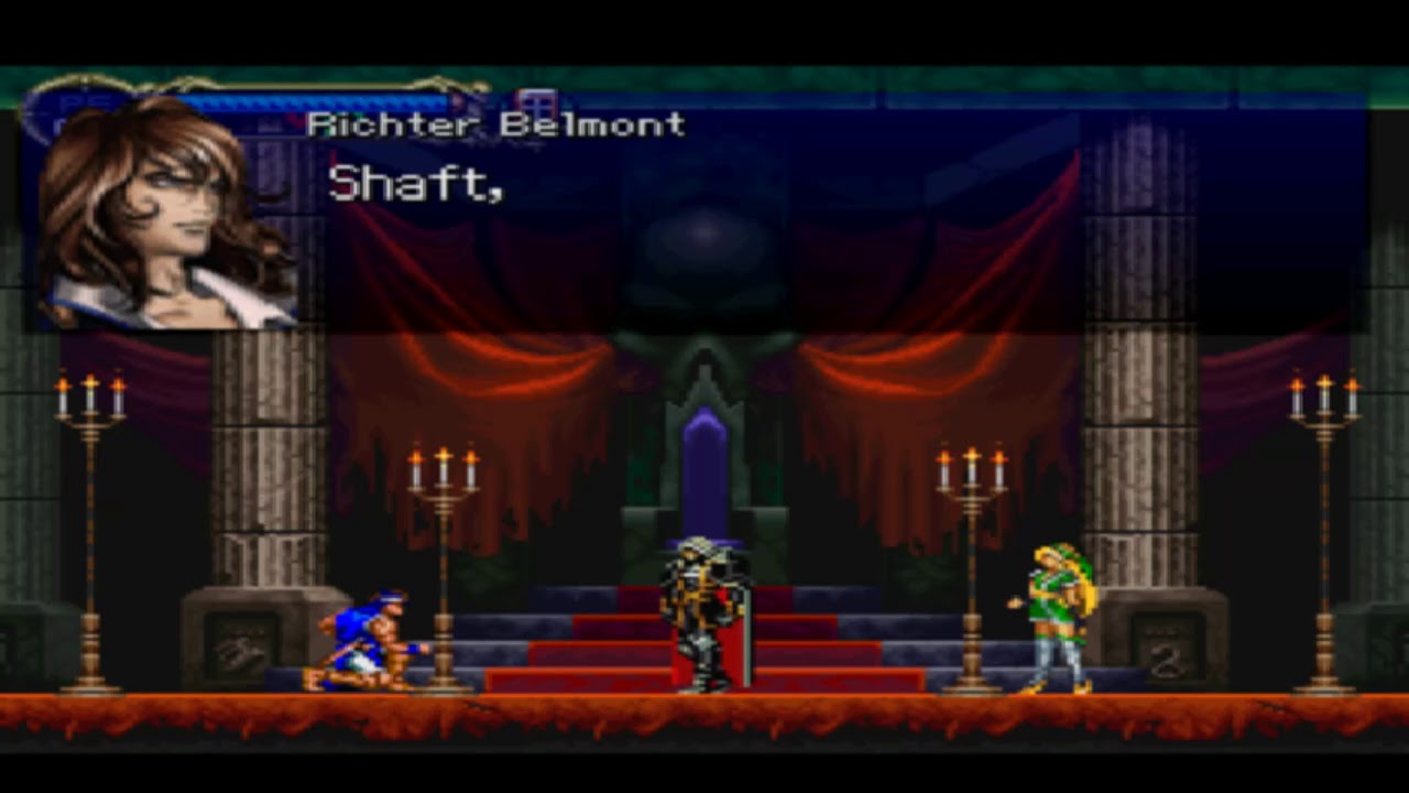 Castlevania SOTN - New version Middle game dialog - Nova versão Topo do ...