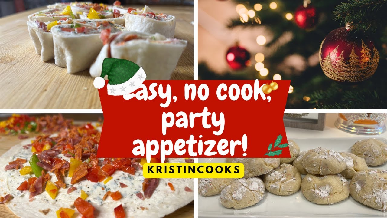 Party worthy, no cook, easy appetizer! Plus a delicious cookie recipe ...