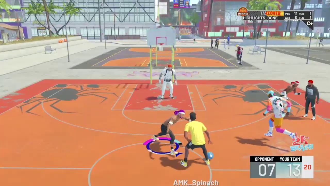 NBA 2k21 - 2K BEACH- 3V3 PRO AM- MID RANGE FINSHER New level Highlights ...