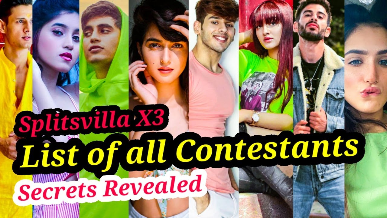 LIST OF ALL SPLITSVILLA CONFIRMED CONTESTANTS WITH THEIR NAME, AGE & A ...