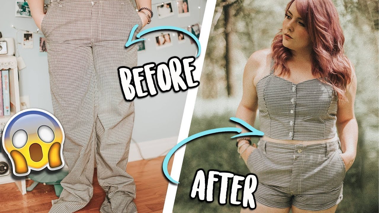 DOLLAR STORE CHALLENGE! - DIY Two Piece Set - YouTube