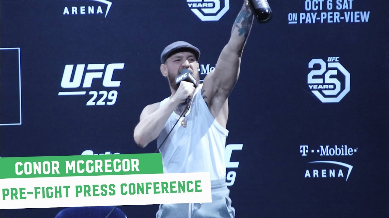 Conor McGregor Full Las Vegas Press Conference || UFC 229 - YouTube