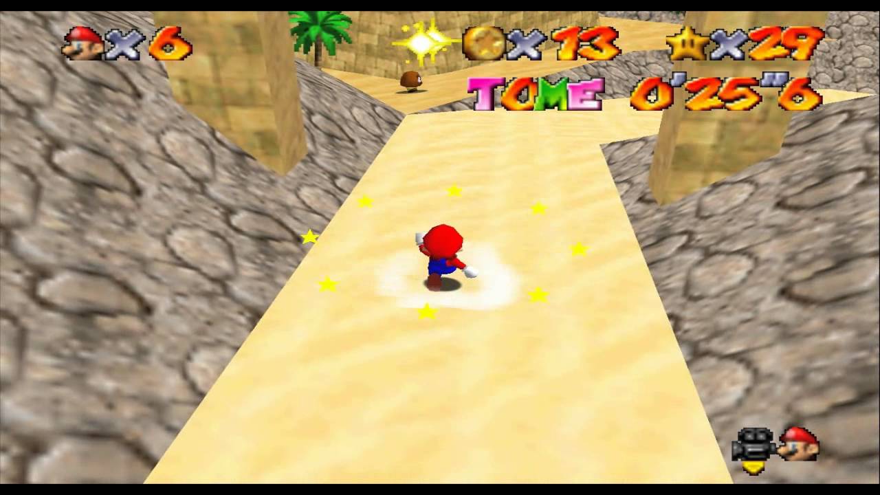 Super Mario Star Road ~ Sandy Slide Secret (Two Stars) - YouTube