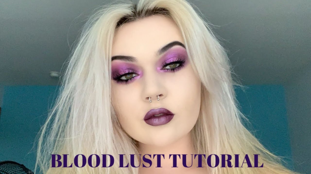 BLOOD LUST PALETTE TUTORIAL | GRWM TALK THROUGH - YouTube