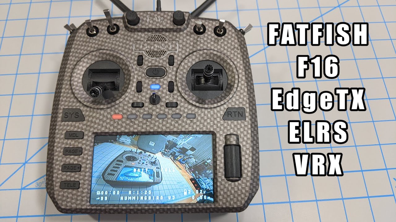 FATFISH F16 EdgeTX ELRS Radio & VRX Combo - YouTube