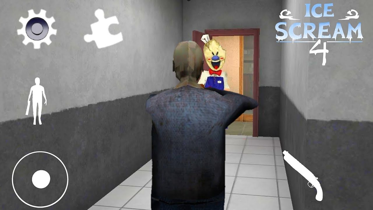 Playing As SHOOTER GRANDPA In Ice Scream 4 | Mod Menu - YouTube
