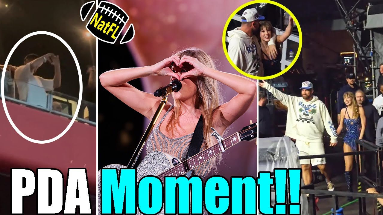 All Clips of Travis Kelce & Taylor Swift 'PDA Moments' at Eras Tour ...