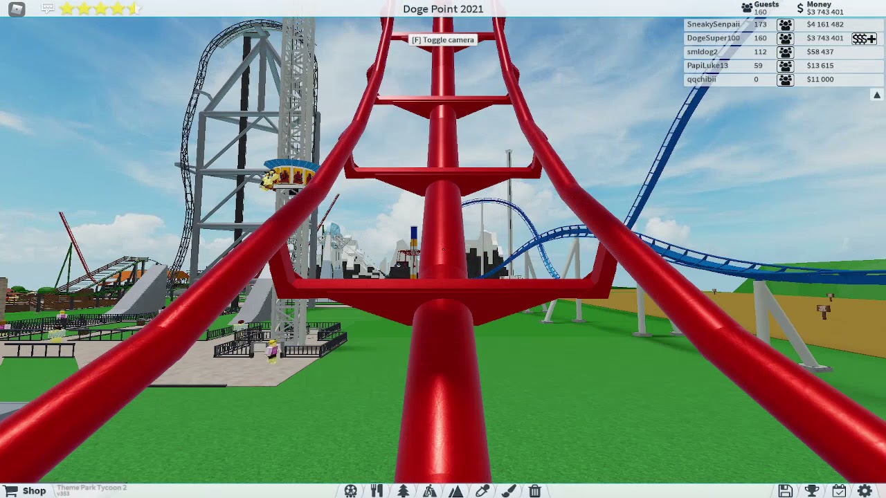 POV of my Boomerang Coaster in TPT2 (Roblox) - YouTube