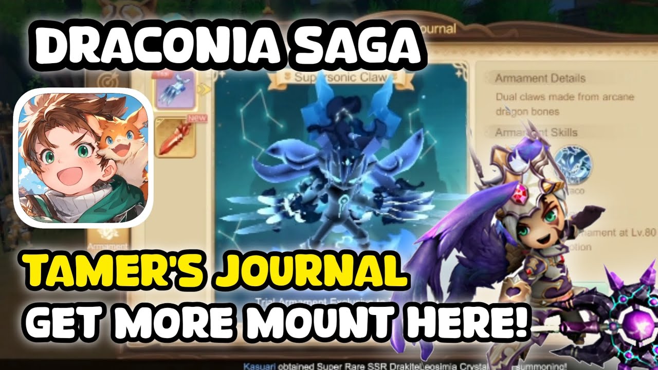 How to get Mount - Tamer's Journal - Draconia Saga Sorcerer # ...