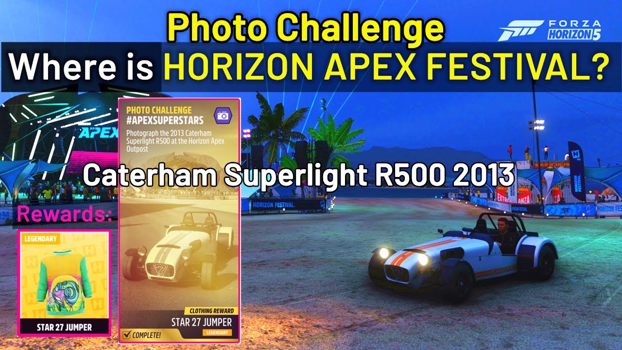 Forza Horizon 5 - Photo Challenge #ApexSuperStars - 2013 Caterham ...