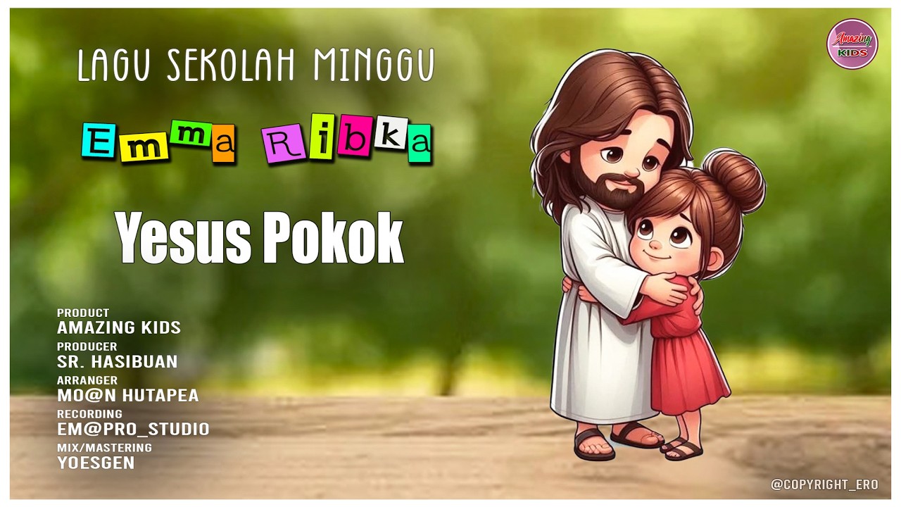Sekolah Minggu " Yesus Pokok " Emma Ribka - Official Lyric Video - YouTube