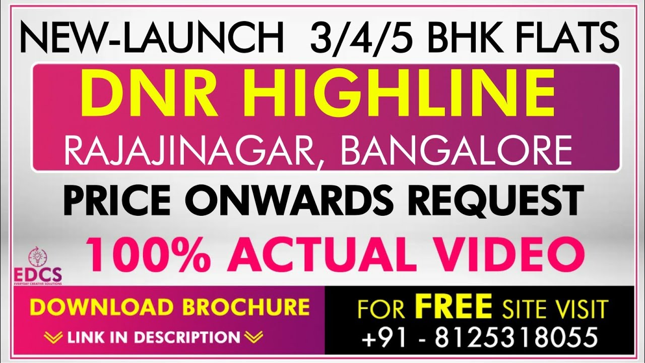 DNR Highline Walkthrough | DNR Highline Rajajinagar | DNR Highline ...