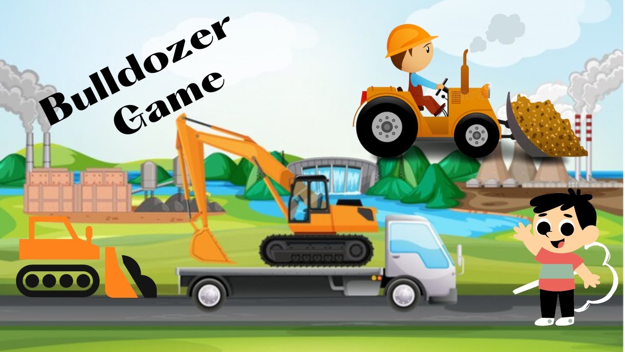 Bulldozer Game | Game For Kids | Cartoon Videos | Shaya Kids Toons ...