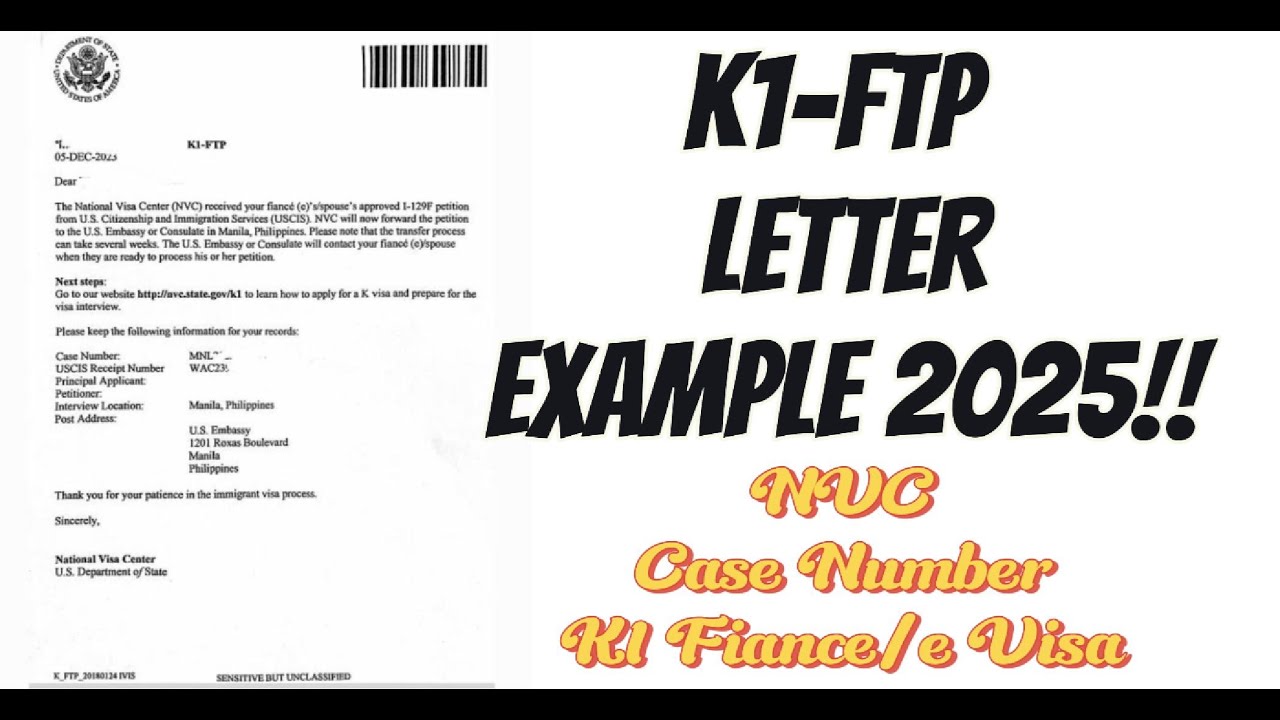K1-FTP LETTER EXAMPLE 2025!!! - YouTube