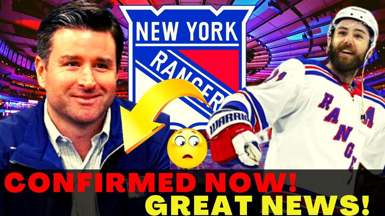 🚨TODAY'S LATEST NEWS FROM THE NEW YORK RANGERS! CONFIRMED NOW! GREAT ...