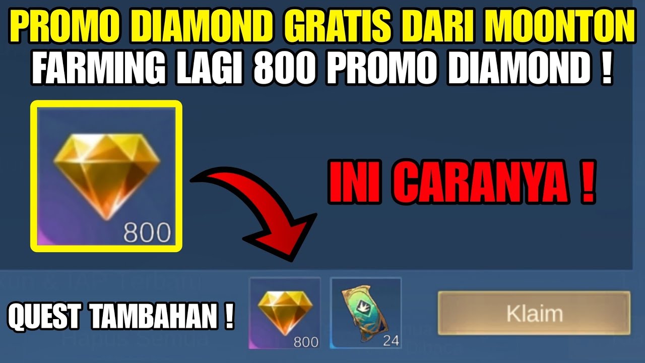 CARA DAPAT TAMBAHAN 800 PROMO DIAMOND DAN 24 TOKEN 11.11 WANWAN! QUEST ...