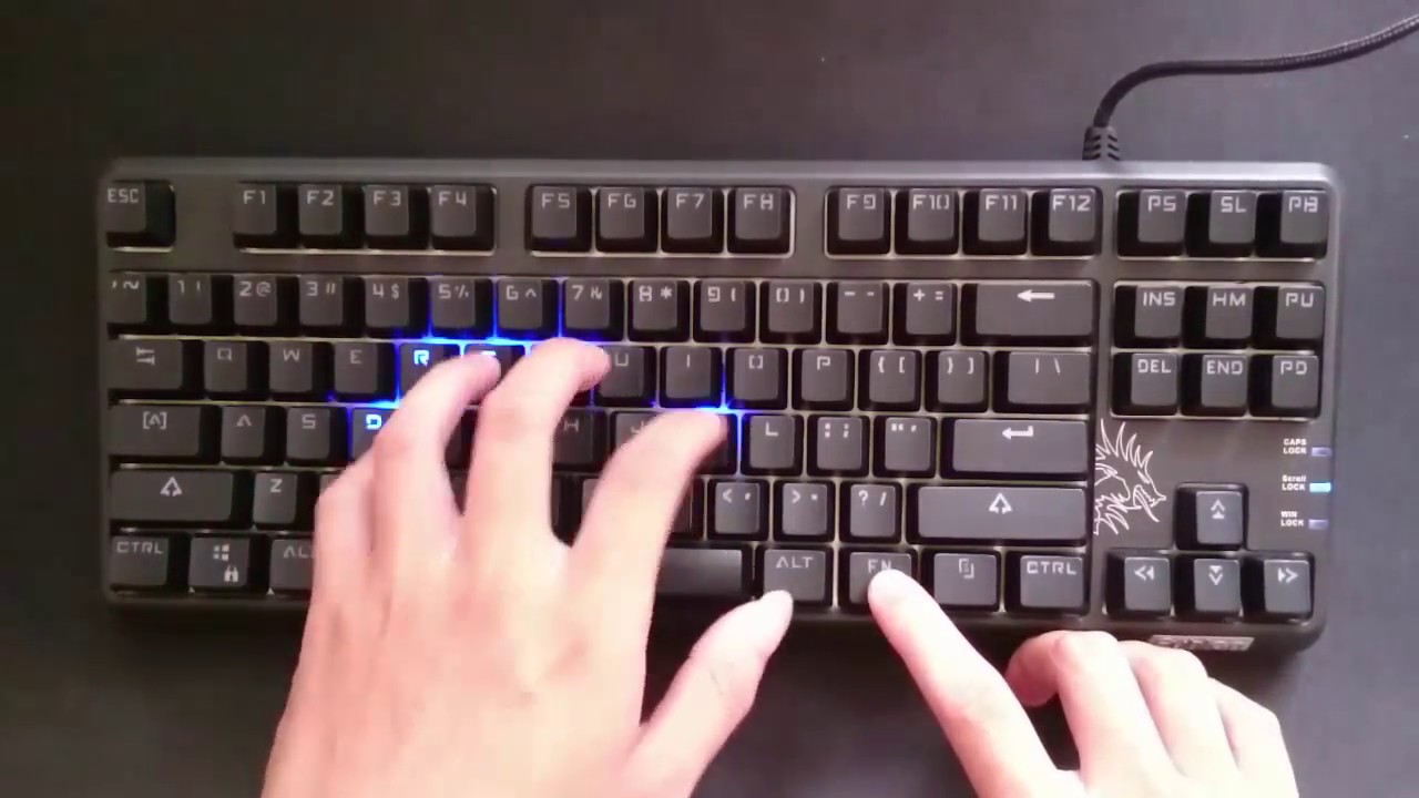 [Vietgear.vn] Fuhlen Sm680R RGB mechanical keyboard, unbox, test led ...