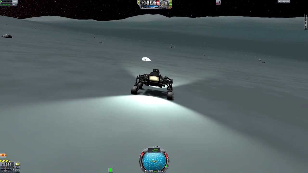 KSP - Vall Rover Prototype 2 Landing Test - YouTube