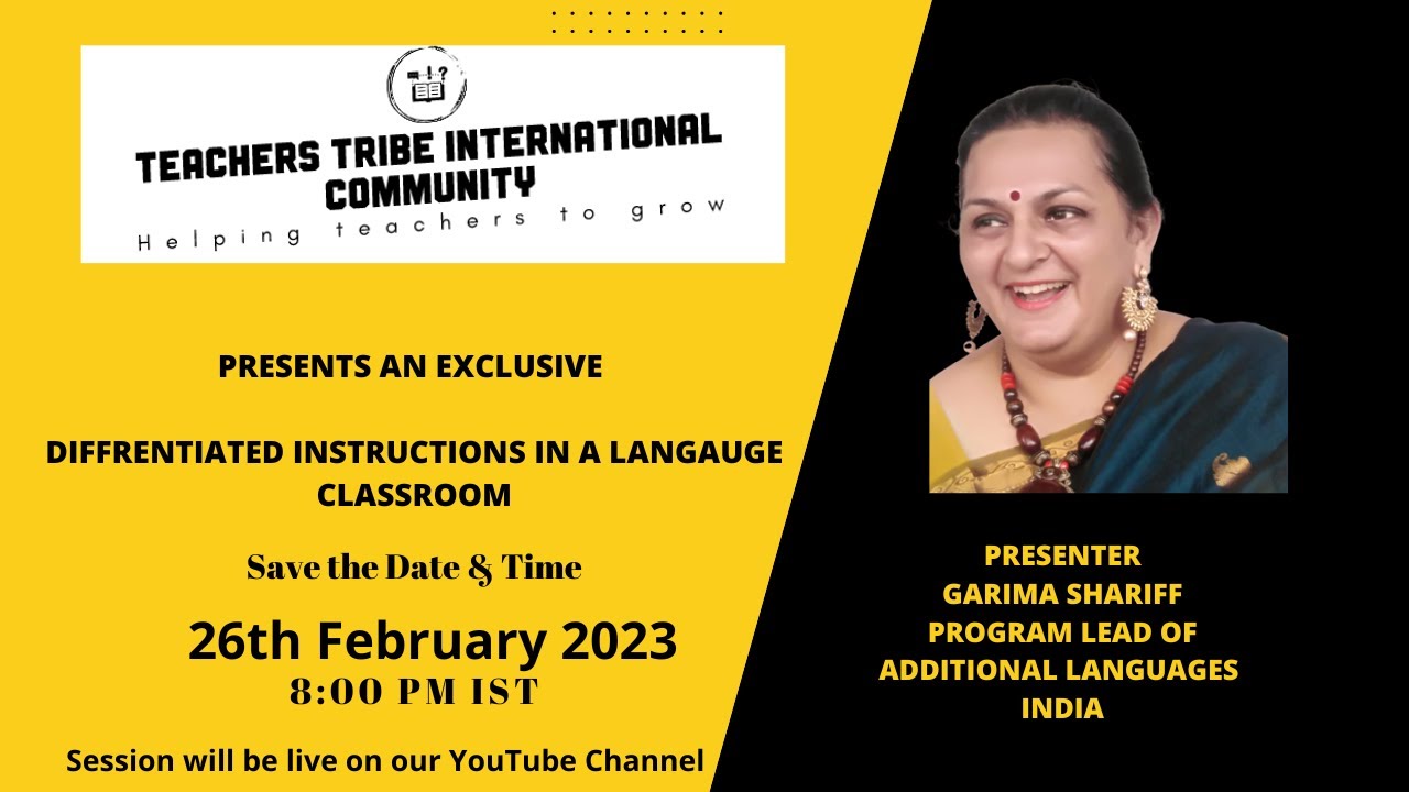 Differentiated Instruction in a Language Classroom - YouTube