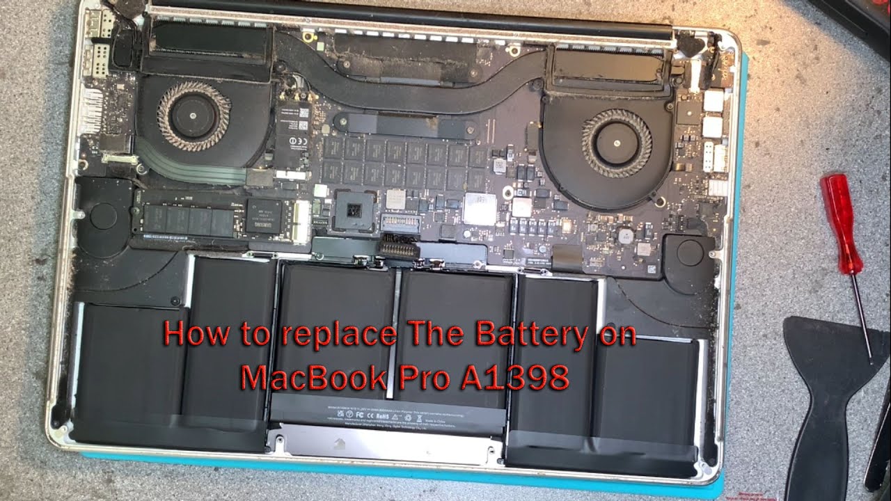 How To Replace The Battery On MacBook Pro A1398 Full Tutorial YouTube how-to-replace-the-battery-on-macbook-pro-a1398-full-tutorial-youtube