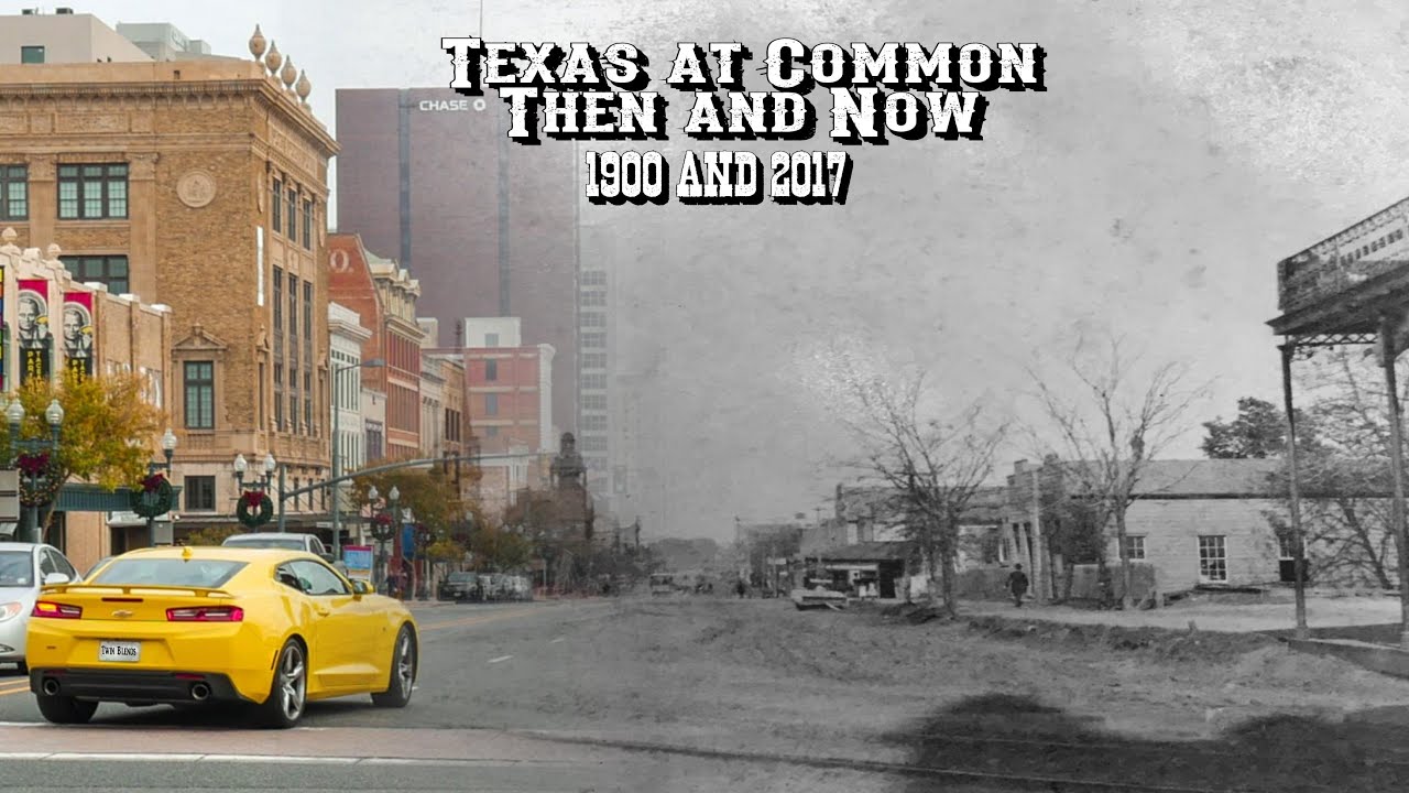 "The Old Texas Trail" Texas at Common Then and Now - YouTube