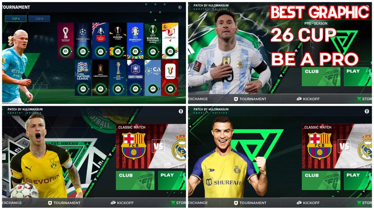 Ea sport fc 24 new best graphic. Mod 26 cup, league , Be A pro ...