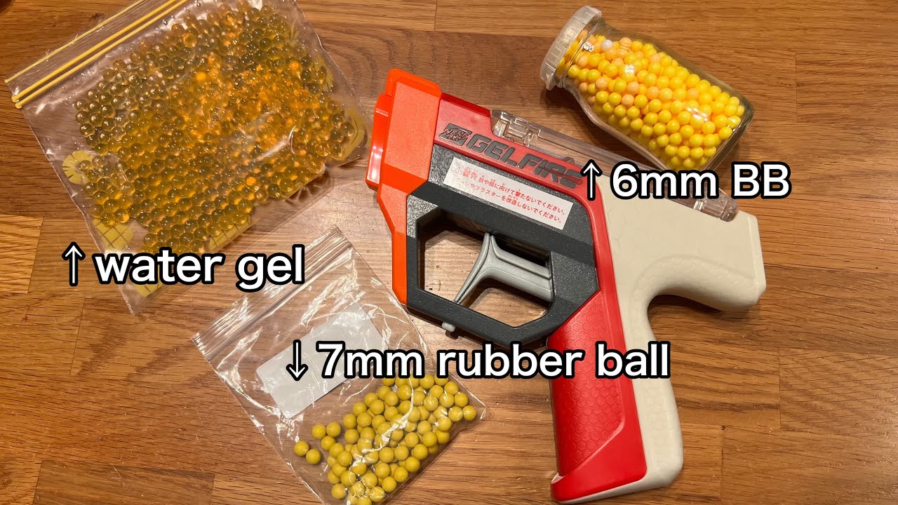Nerf Gel fire bullet comparison - YouTube