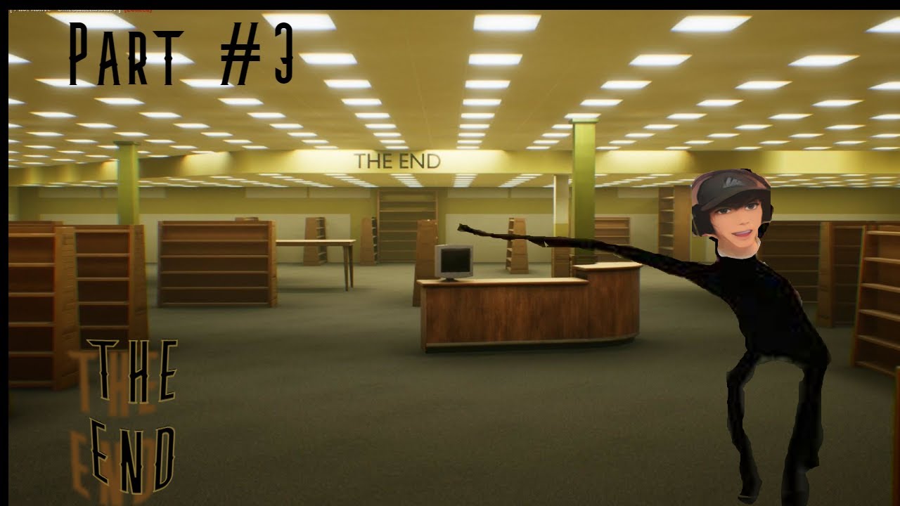 Escape The Backrooms !THE END! Library Monster!!! - YouTube