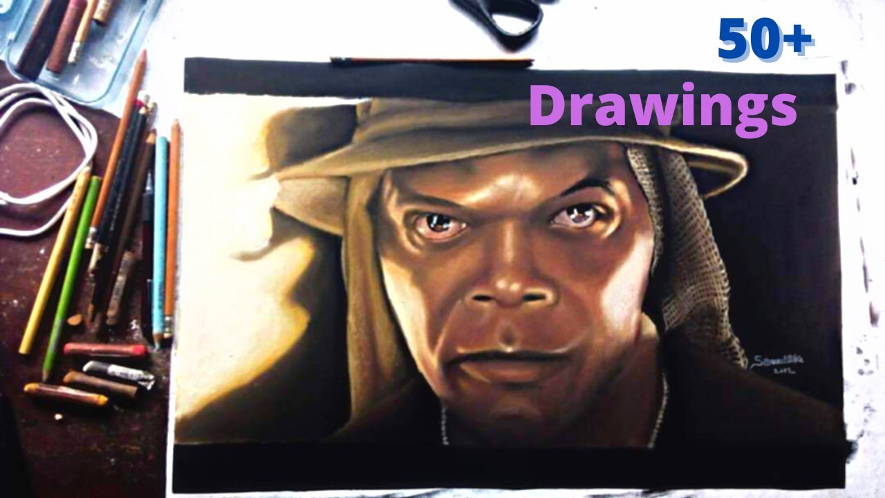 50 drawings by one artist | How I learn to draw - YouTube