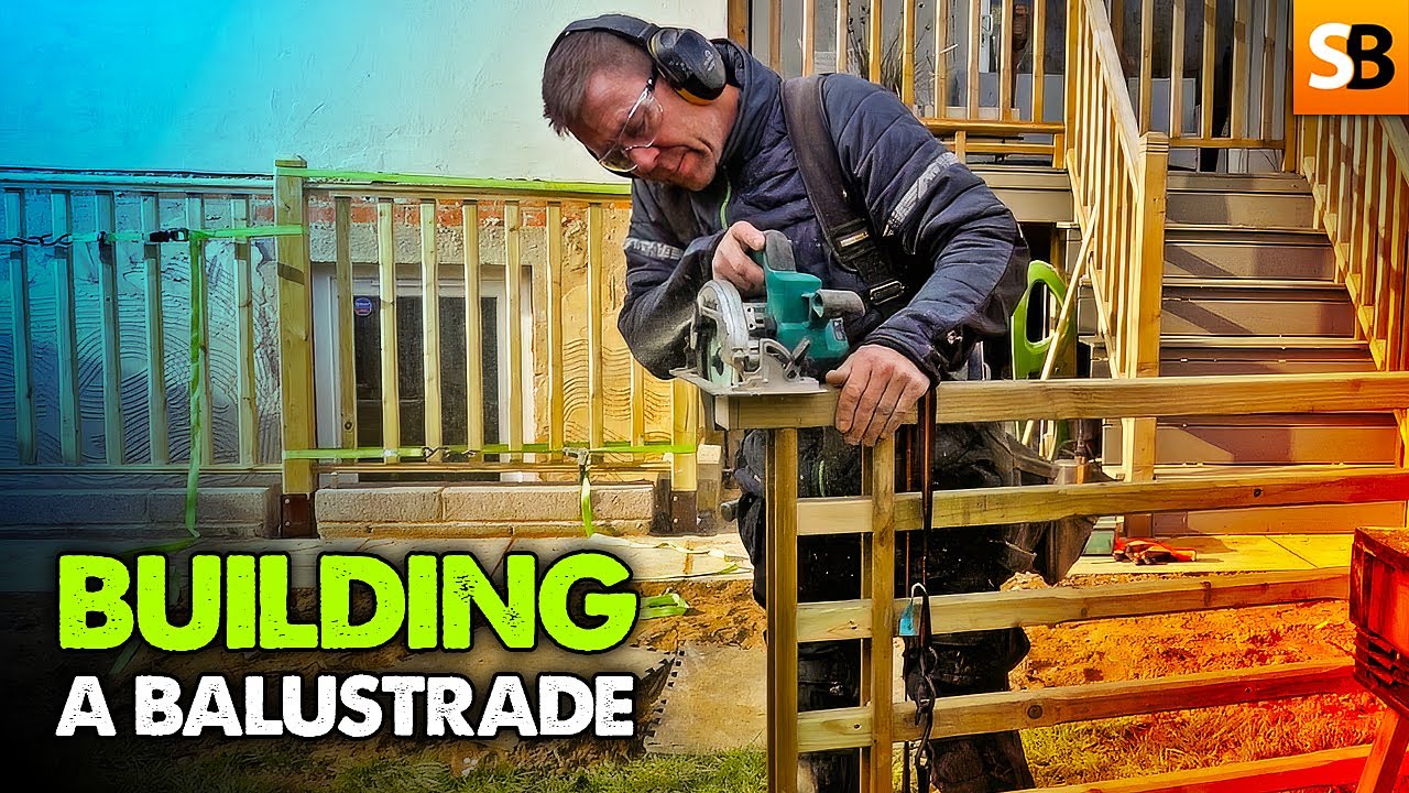 How To Build an External Timber Balustrade - YouTube