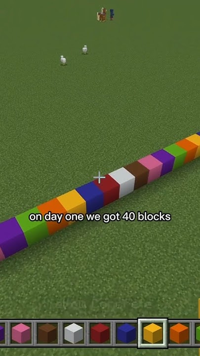 Day 1 of placing blocks for each subscriber! #gaming #minecraft #viral #challenge #xbox #shorts ...